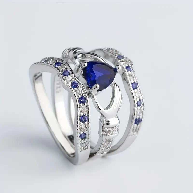 Eternal Lux Azura Ring Set | White Gold – jewleryjackandjen